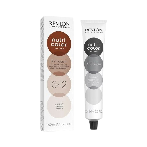 Revlon Professional Краситель прямого действия Nutri Color Filters 3 In 1 Cream, 642 chestnut, 100 мл, 122 г