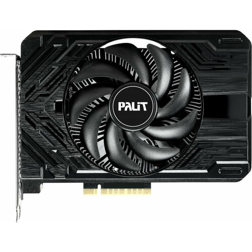 Palit Видеокарта Palit PCI-E 4.0 RTX4060 STORMX NVIDIA GeForce RTX 4060 8192Mb 128 GDDR6 1830/17000 HDMIx1 DPx3 HDCP Ret