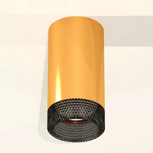 Комплект накладного светильника с композитным хрусталем XS6327011 PYG/BK золото желтое полированное/тонированный MR16 GU5.3 (C6327, N6151)