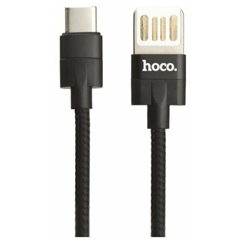 Кабель Hoco Outstanding USB - USB Type-C (U55), 1.2 м, 1 шт., черный