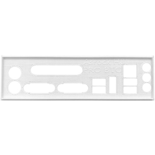 Пылезащитная заглушка, задняя панель для материнской платы Asrock H81 Pro BTC, цвет белый
