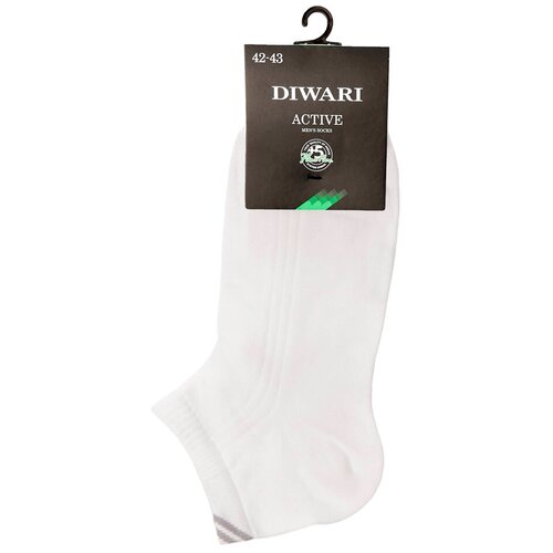 Носки Diwari active короткие, 3 пары, размер 29, белый