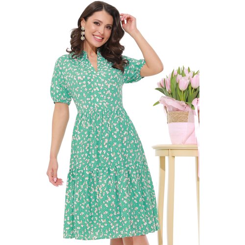 Платье DStrend, размер 54, зеленый
