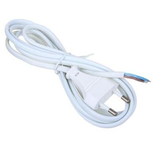 Сетевой шнур/кабель с плоской вилкой без розетки (1.8 м, 2.5А)