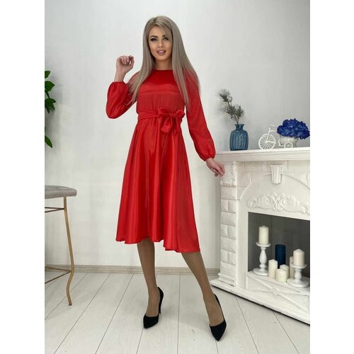 Платье размер 44, красный