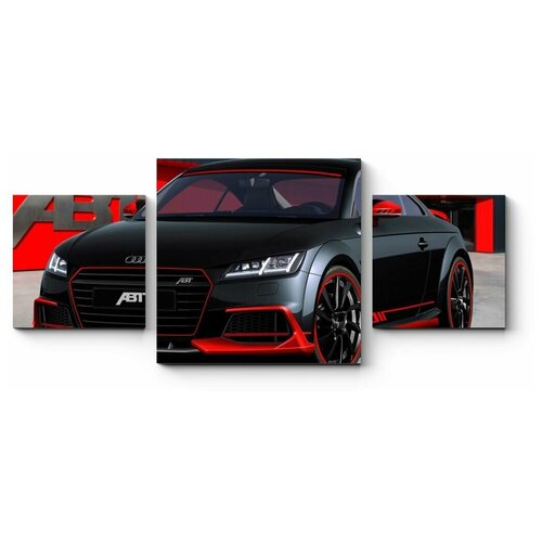 Модульная картина Черный Audi90x39