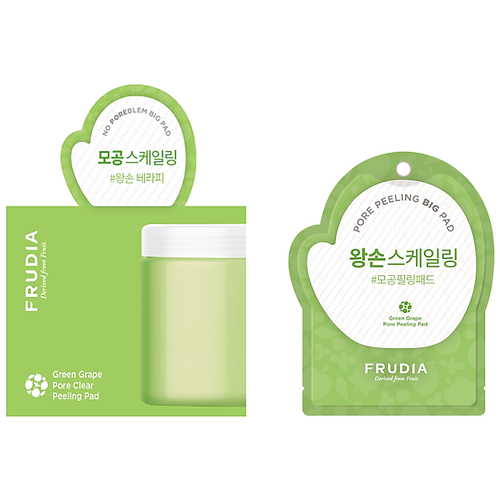 Frudia пилинг-диск Green grape Pore Peeling Pad для лица отшелушивающий с зеленым виноградом саше, 3 мл