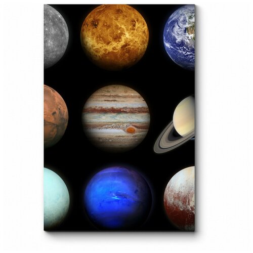 Модульная картина Планеты солнечной системы 70x105