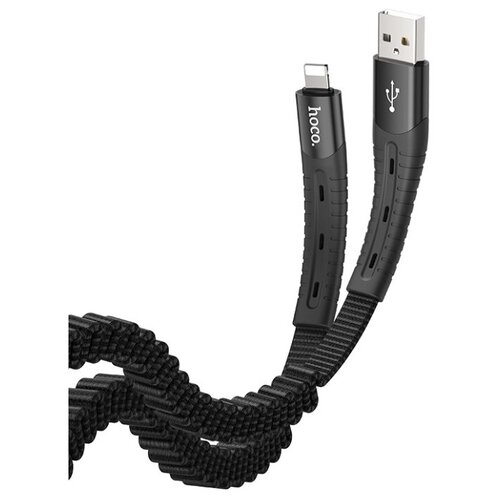 Hoco U78 Cotton treasure USB - Lightning, 1.2 м, black
