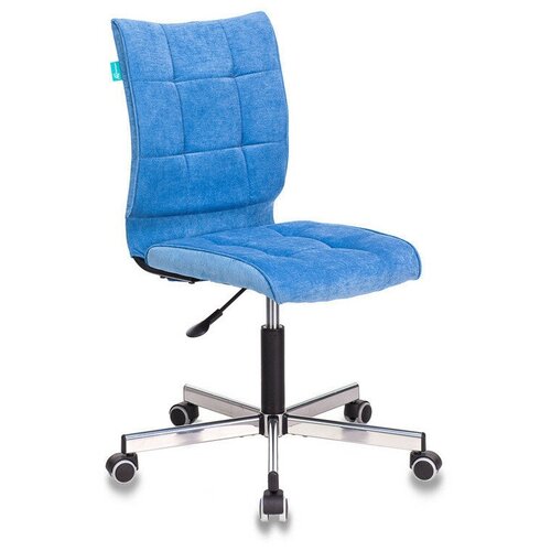 Компьютерное кресло Бюрократ CH-330M офисное, обивка: текстиль, цвет: голубой velvet 86