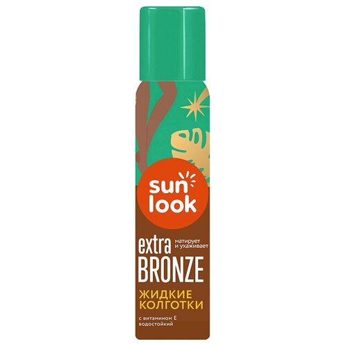 SUN LOOK спрей для автозагара Жидкие колготки Extra Bronze 75 мл