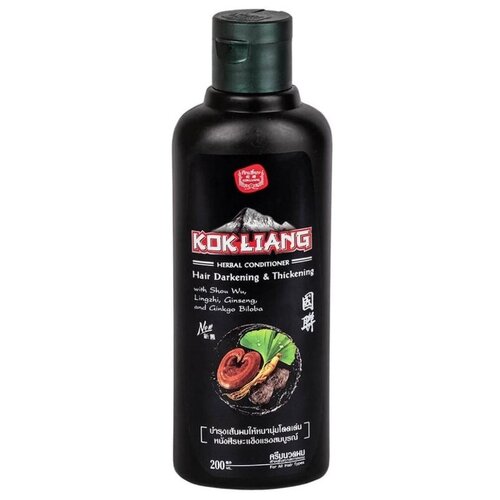 Kokliang кондиционер для волос для темных волос Hair Darkening&Thickening Herbal Conditioner, 200 мл