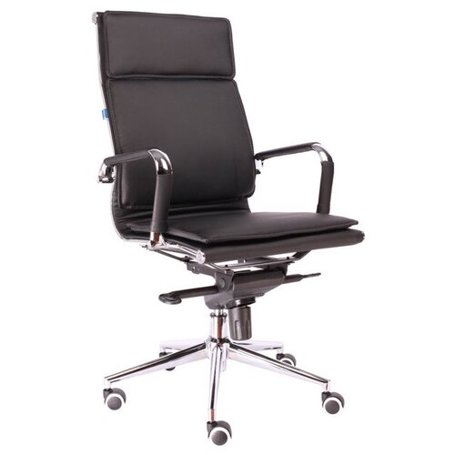 Компьютерное кресло Everprof Nerey M для руководителя, обивка: искусственная кожа, цвет: черный