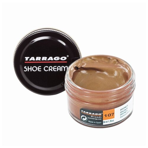 Tarrago Крем-банка Shoe Cream 107 Bronze, 50 мл