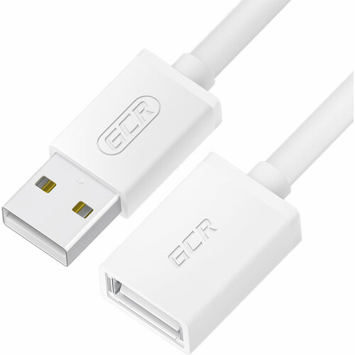GCR Удлинитель 1.8m USB 2.0 AM/AF, белый, GCR-55064 Greenconnect GCR-55064