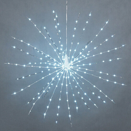 Kaemingk Светодиодное украшение Polar Star 75 см, 256 холодных белых Big&Bright LED ламп с мерцанием, IP44 496651