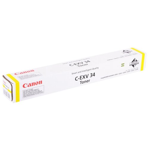 Картридж Canon C-EXV34 Y (3785B002), 16000 стр, желтый