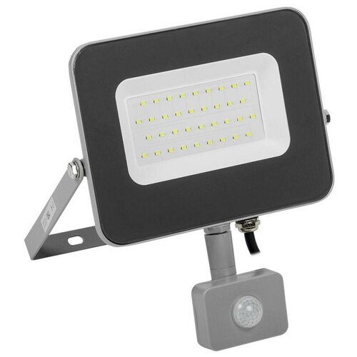 Прожектор Iek СДО 07-30Д LED 30Вт IP44 6500К с датчиком движ. сер. LPDO702-30-K03