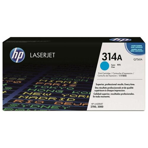 Картридж HP Q7561A, 3500 стр, голубой