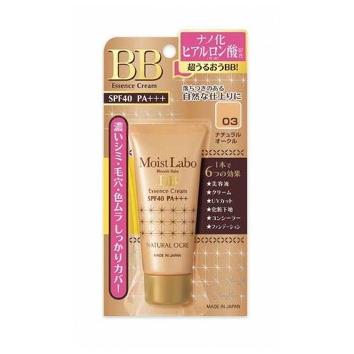 Meishoku Moist Labo BB крем Essense Cream, SPF 40, 33 мл/33 г, оттенок: 03 natural ocre