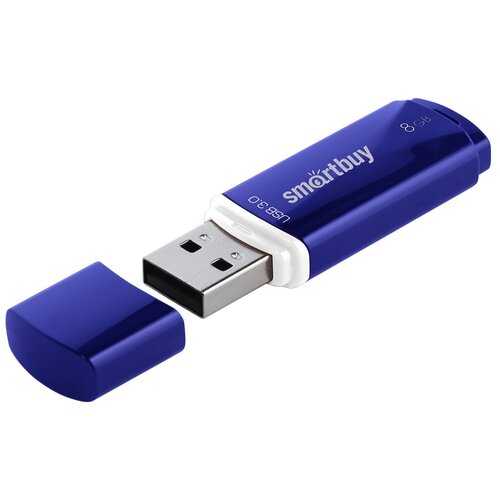 Флешка SmartBuy Crown USB 3.0 8 ГБ, 1 шт., синий