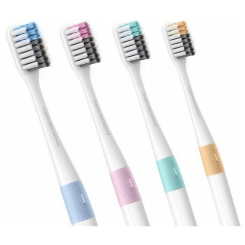 Набор зубных щеток Xiaomi Doctor B Support Bass Method 4 шт