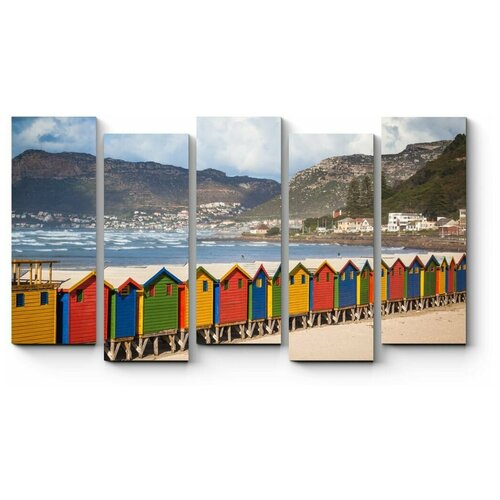 Модульная картина Разноцветный Кейптаун160x92