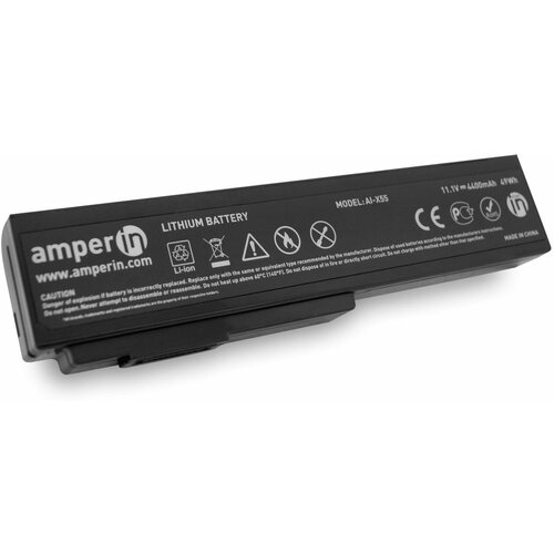 Аккумуляторная батарея Amperin для ноутбука DNS (0123260) (4400mAh)