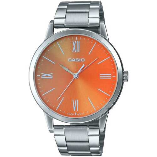 Наручные часы CASIO Collection MTP-E600D-1B, серебряный, коричневый