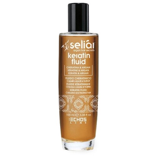 Echosline Seliar Keratin Флюид для волос восстанавливающий с маслом аргании, 110 г, 100 мл, бутылка