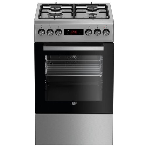 Комбинированная плита Beko FSE52320DXD, нержавеющая сталь