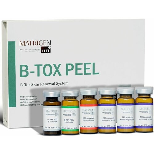Matrigen набор для пилинга B-Tox Peel Skin Renewal System, 60 мл, 12 шт.