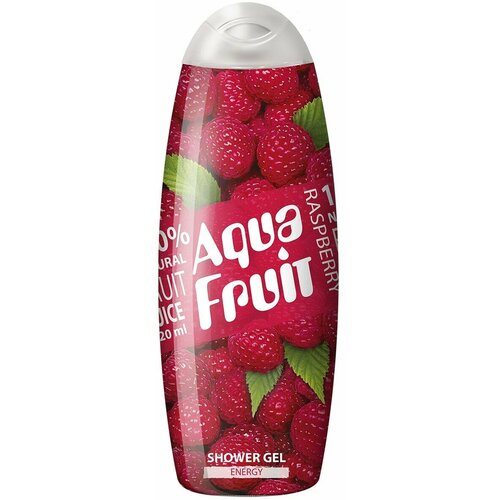 Гель для душа AQUAFRUIT Energy, малина