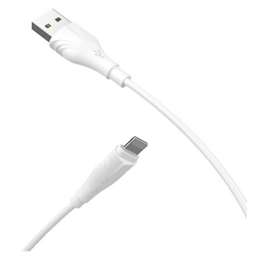 Кабель Type-C - USB Borofone BX18 Optimal white 1м