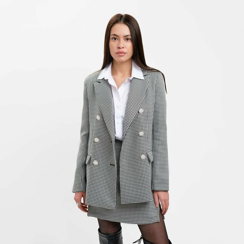 Пиджак MIST, размер 50, серый, белый