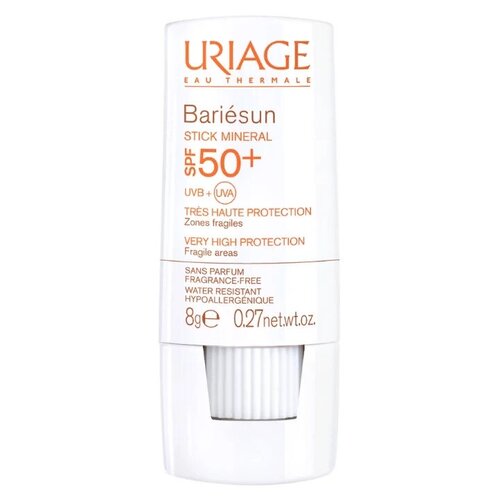 Uriage стик Bariesun минеральный для уязвимых зон SPF 50, 8 мл