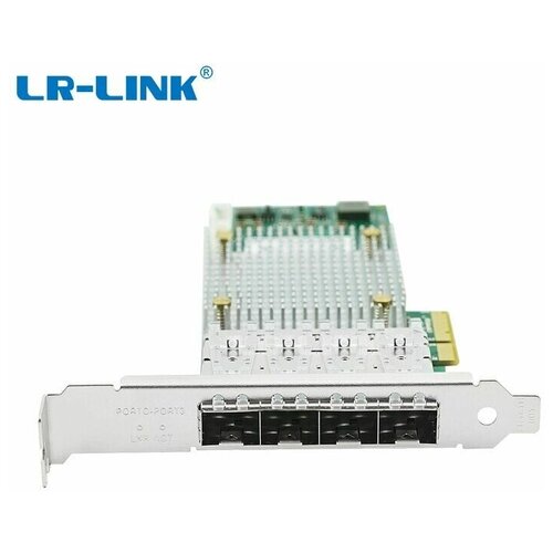 Сетевой адаптер Lr-Link LREC9054PF-4SFP PCIe x4 4*SFP 100FX Fiber NIC