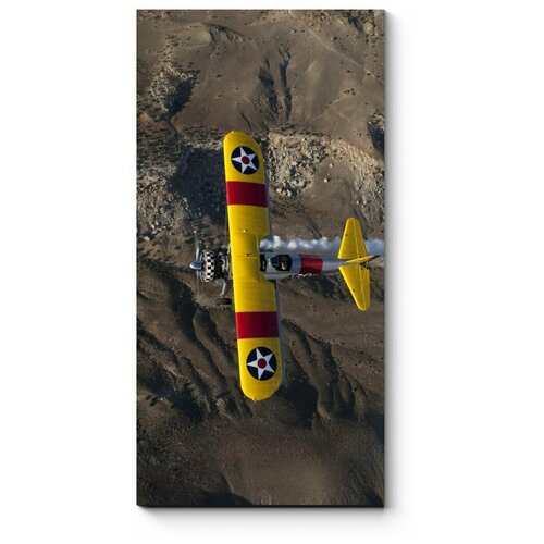 Модульная картина Пролетая над пустыней 70x140
