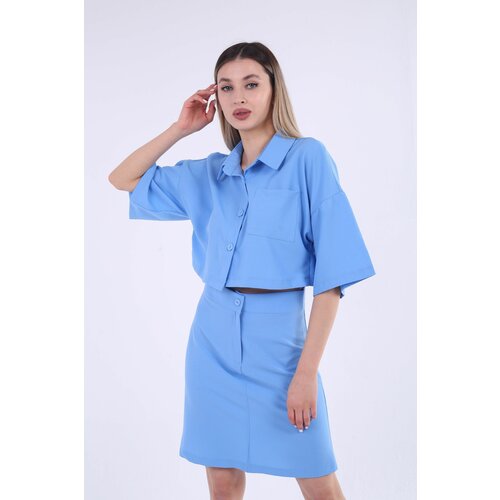 Комплект одежды , размер 42-44 RU - (M), голубой