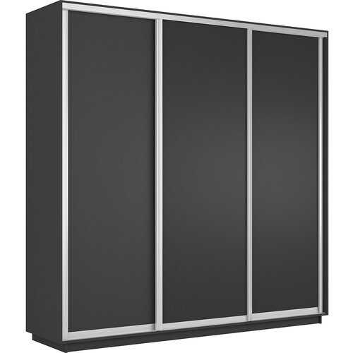 Шкаф купе для одежды, цвет Серый Диамант ,240Х180Х60 (ВхШхГ), 3 двери ДСП/ДСП/ДСП