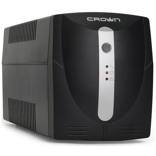 Интерактивный ИБП CROWN MICRO CMU-1000X IEC (2021) черный