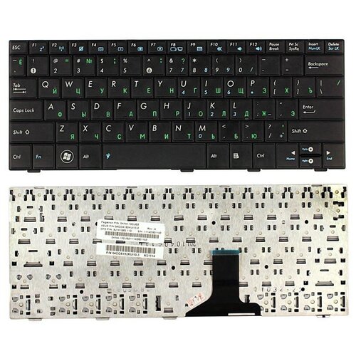 Клавиатура для ноутбука Asus 04GOA191KRU10, Русская, Черная, версия 1