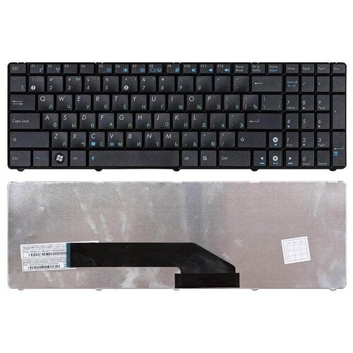 Клавиатура для ноутбука Asus K50A, черная, русская, версия 1