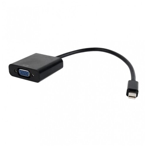 Переходник DisplayPort 0.15м Cablexpert A-DPM-VGAF-02 круглый черный