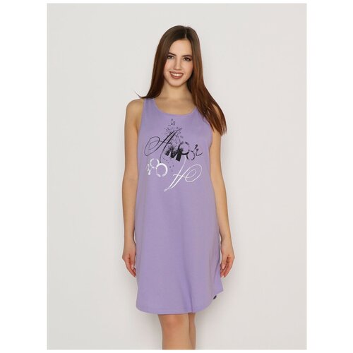 Сорочка  Style Margo, размер 44, фиолетовый