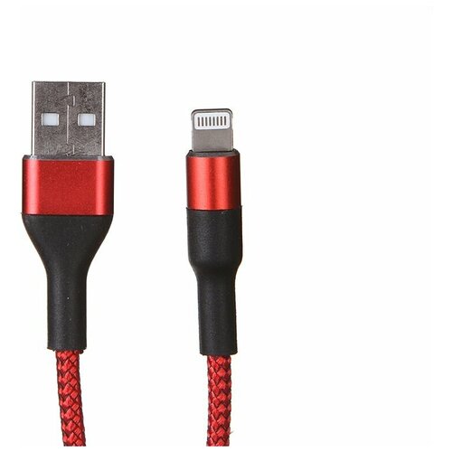 Аксессуар Media Gadget Lightning 2A 1m Red MGC027NRD