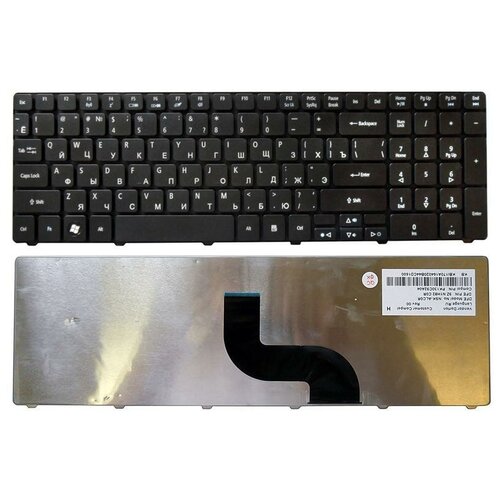 Клавиатура для ноутбука Acer NSK-AL00D, Чёрная, Матовая