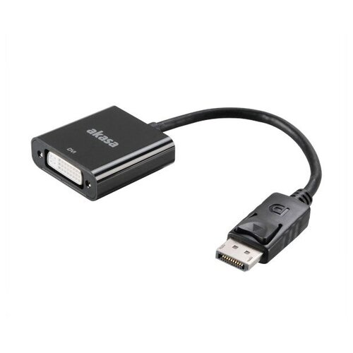 Аксессуар Akasa DisplayPort - DVI Converter 20cm AK-CBDP05-20BK