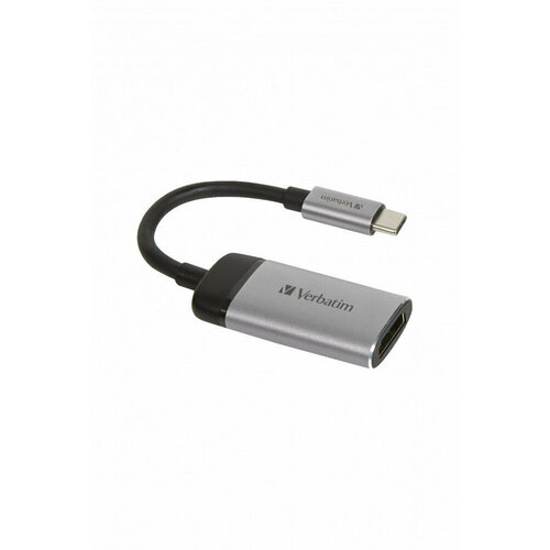 Адаптер Verbatim USB-C / HDMI 4K с кабелем 10 см