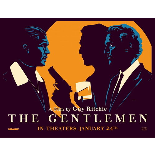 Плакат, постер на бумаге The Gentlemen/Джентльмены. Размер 21 х 30 см
